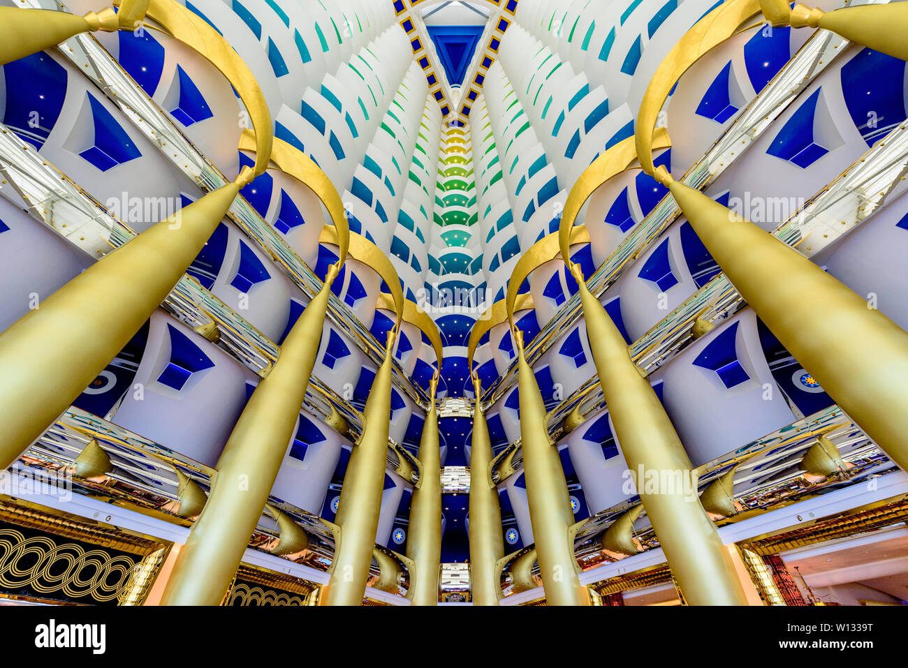 Inner view of the Sailing Hotel Stock Photo - Alamy