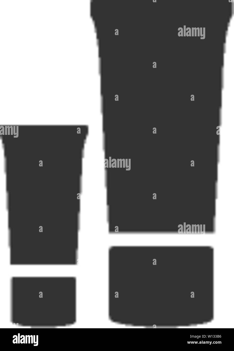 White tube lotion sun Black and White Stock Photos & Images - Alamy