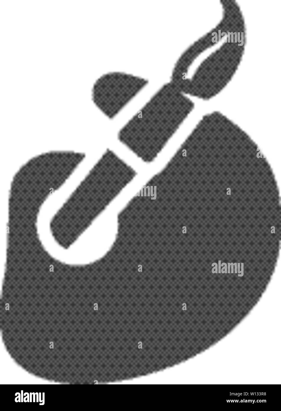 Grey white oil painting Cut Out Stock Images & Pictures - Alamy