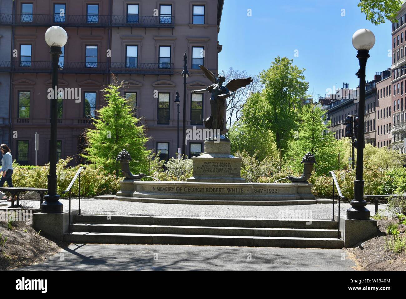 Views around the Boston Common and Boston Public Garden Stock Photo - Alamy