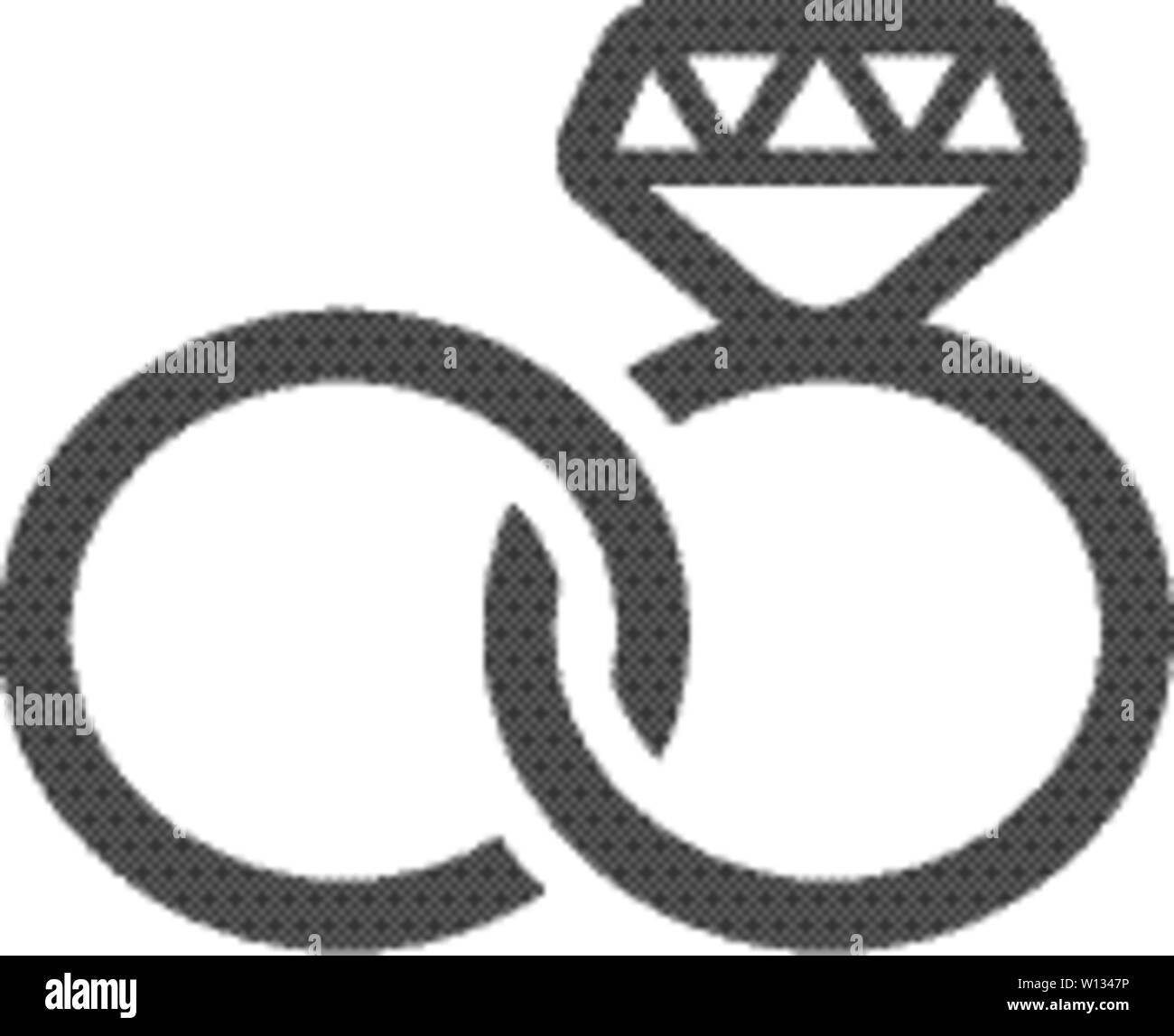 Wedding ring icons in single color Stock Vector Image & Art - Alamy