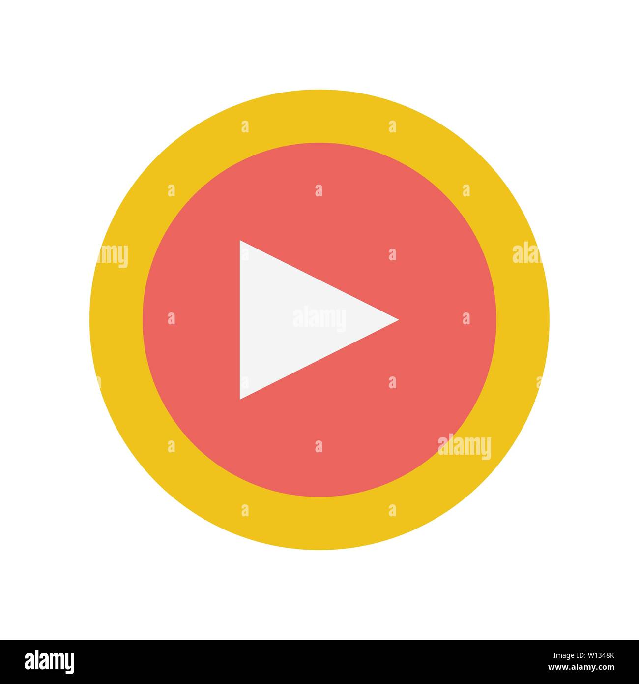 Media player icon. flat illustration of Media player vector icon for ...