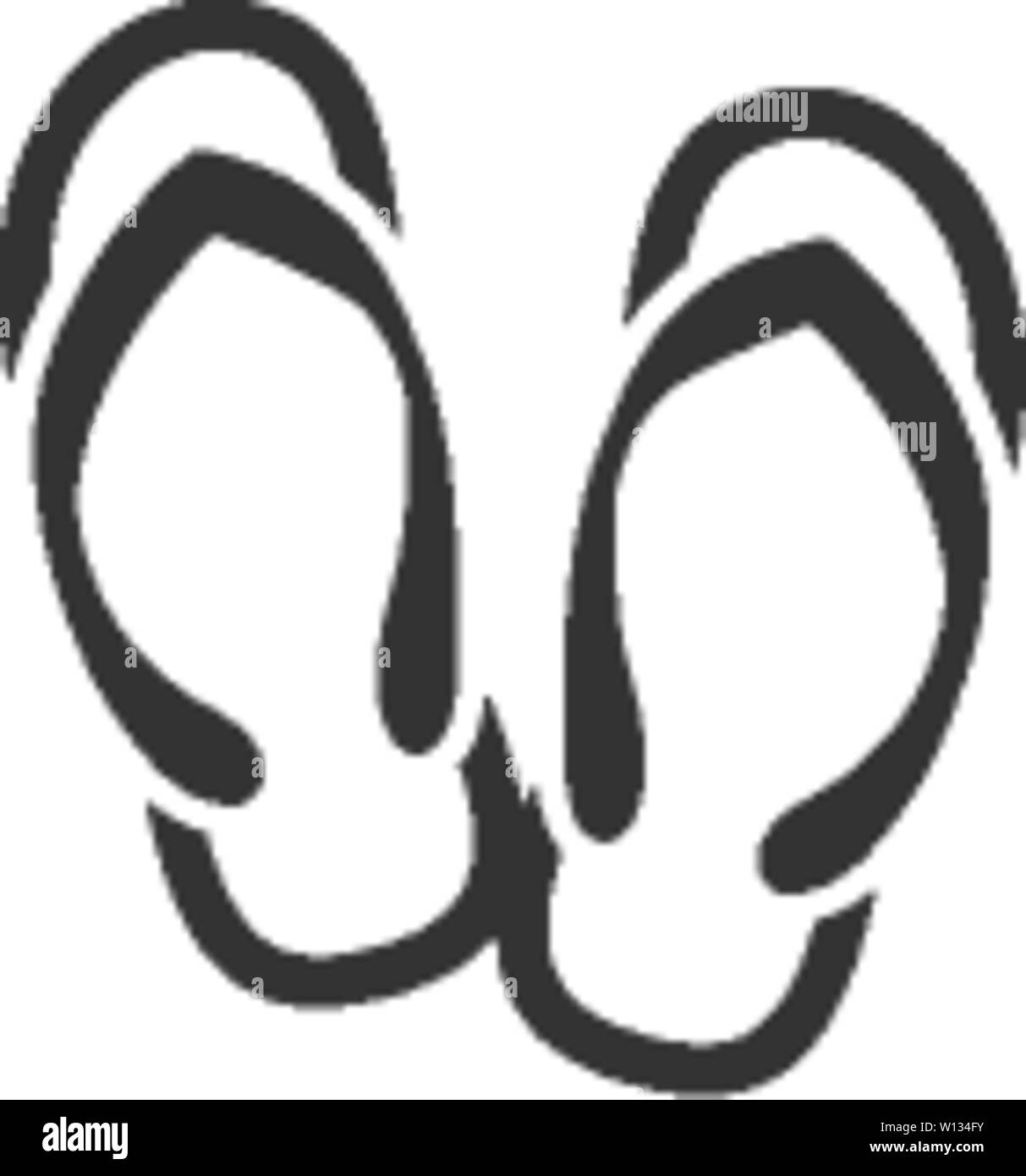 Black single pair rubber Stock Vector Images - Alamy