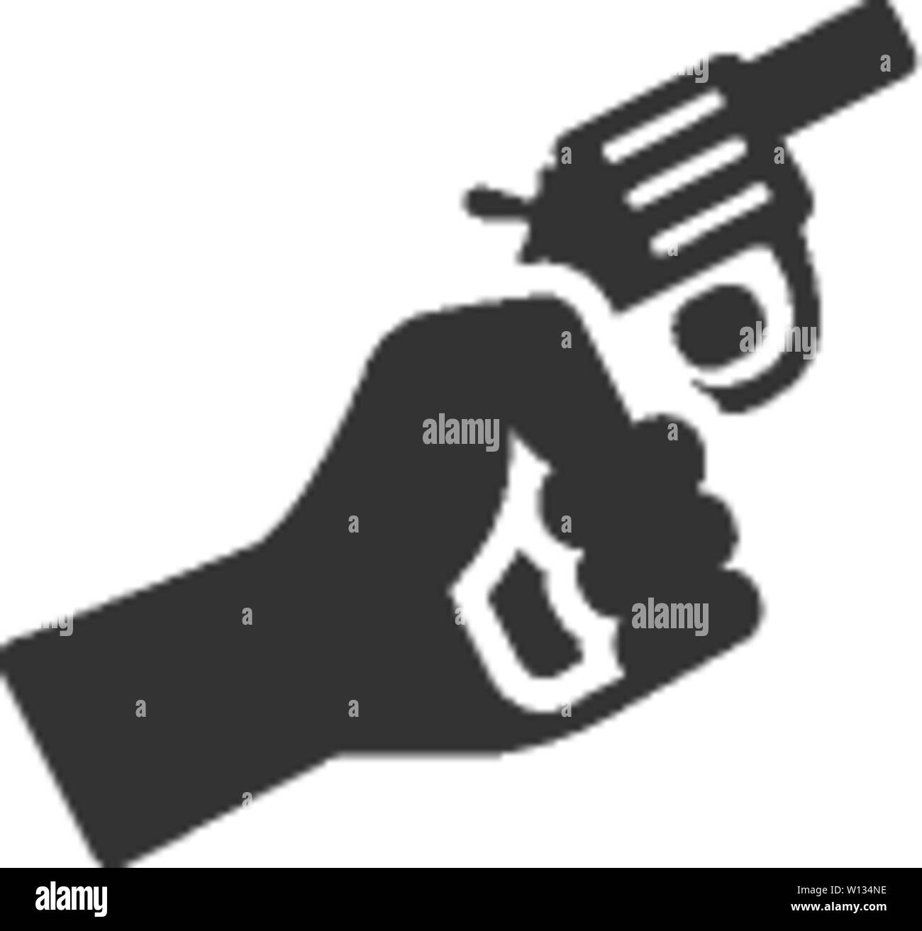 Starting gun icon in single color. Sport sign start athletic sprint ...