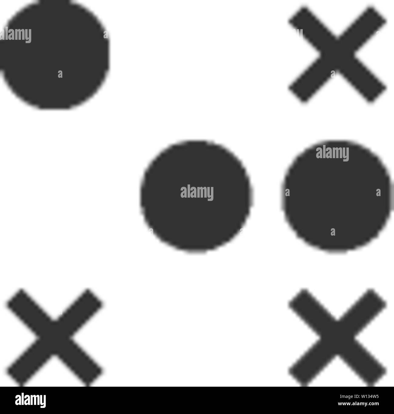 Strategy game icon in single color. Playing planning mental tactic ...