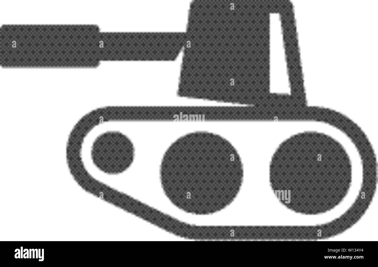 Tank icons in single color. Mmilitary weapon war Stock Vector Image ...