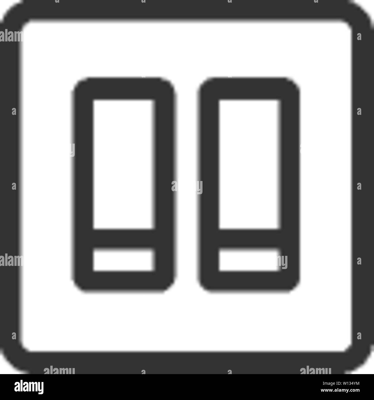 Electric switch icon in single grey color Stock Vector Image & Art - Alamy