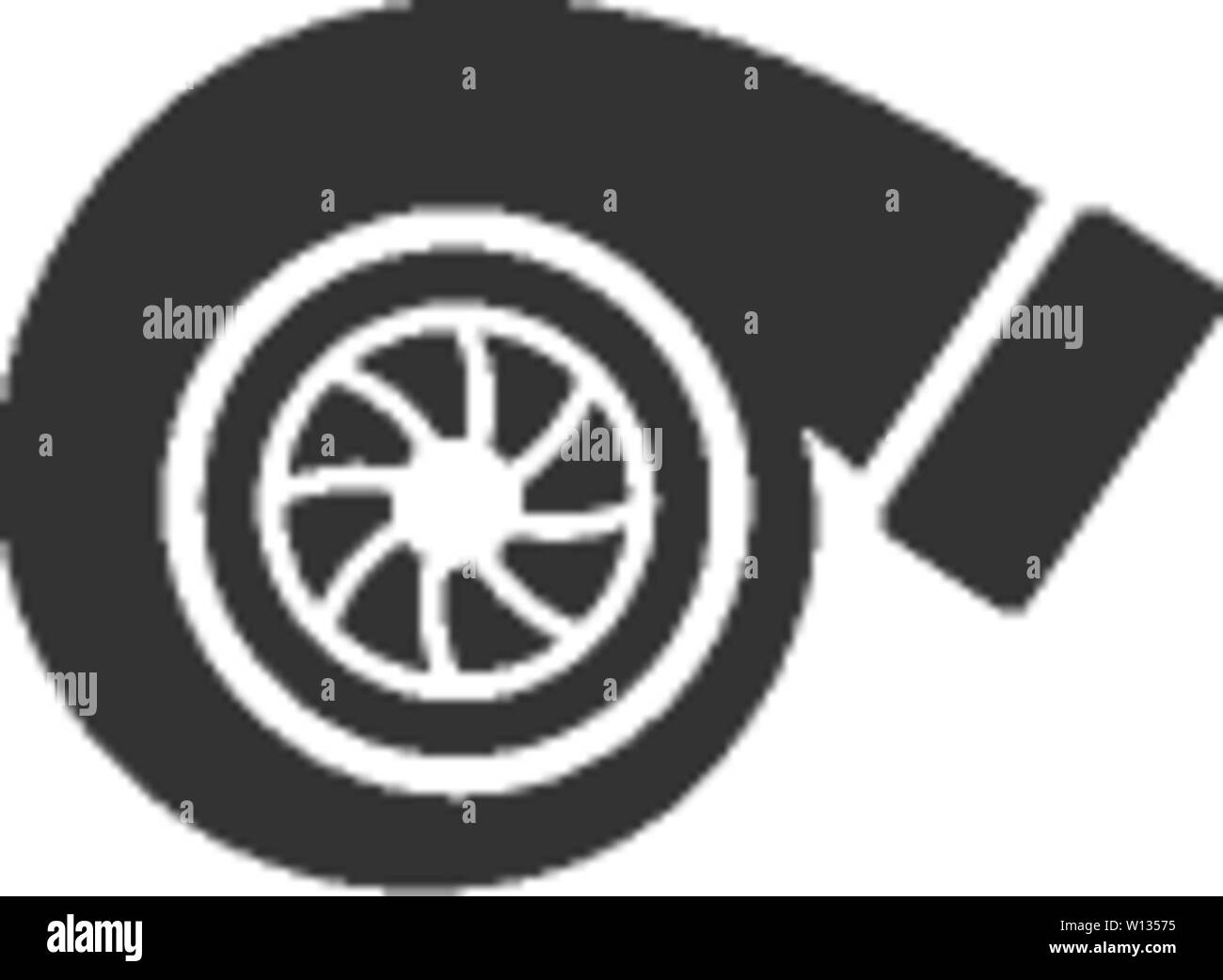 Car engine turbocharger turbo Stock Vector Images - Alamy