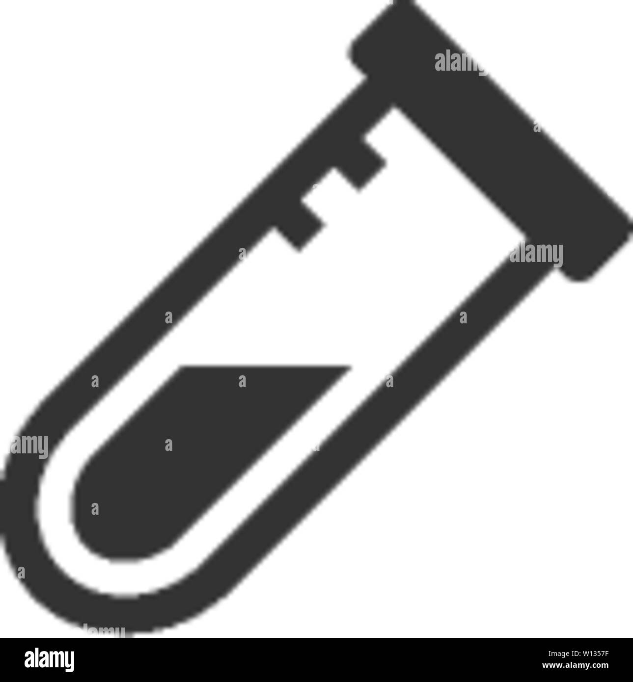 Test tube icon in single color. Laboratory medical science pharmacy ...