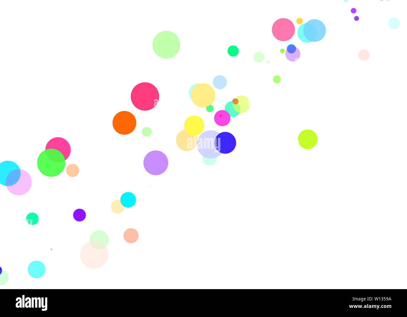 Color polka dot background material Stock Photo - Alamy