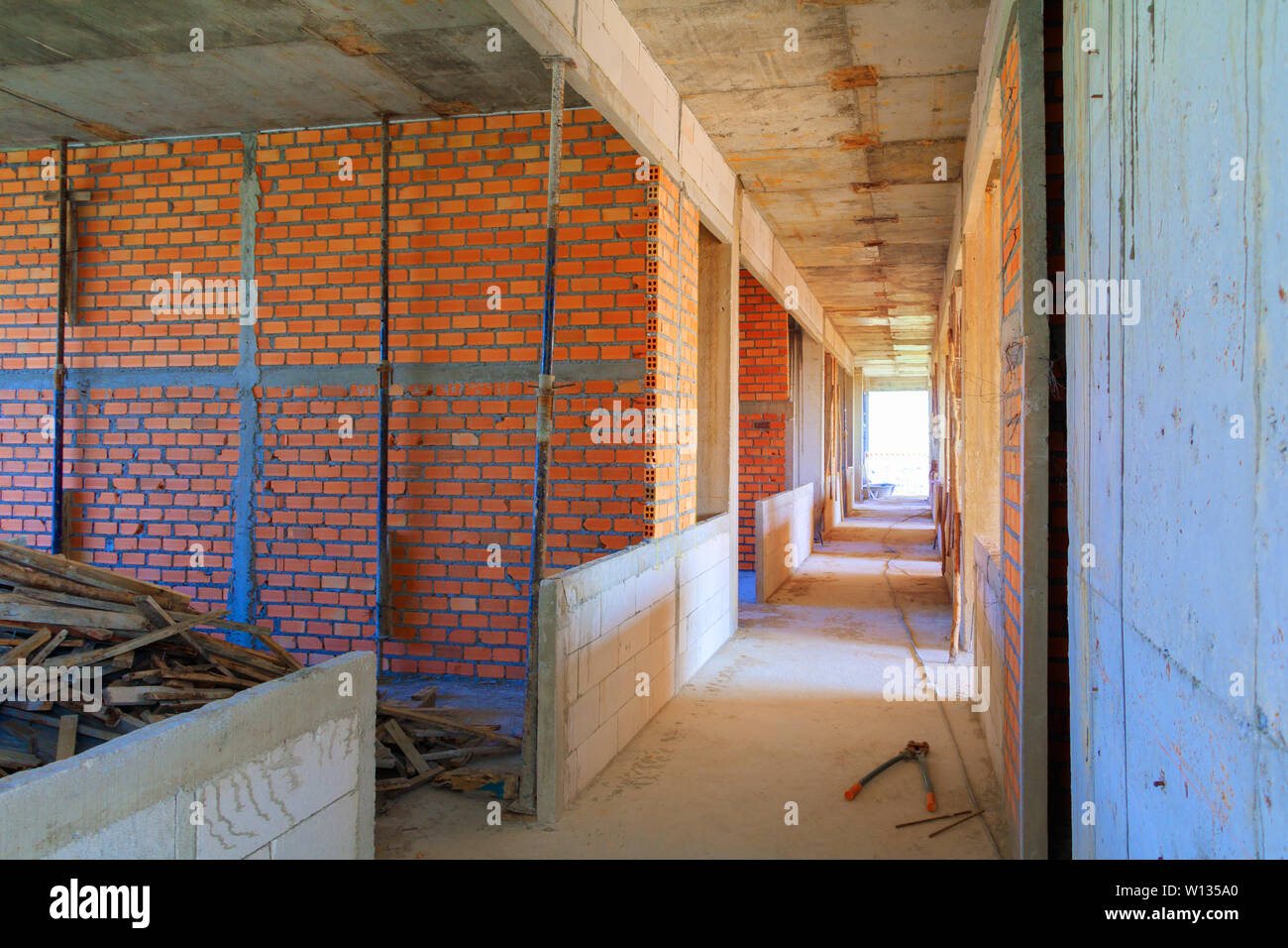 building structure interior Construction site development housing Stock ...
