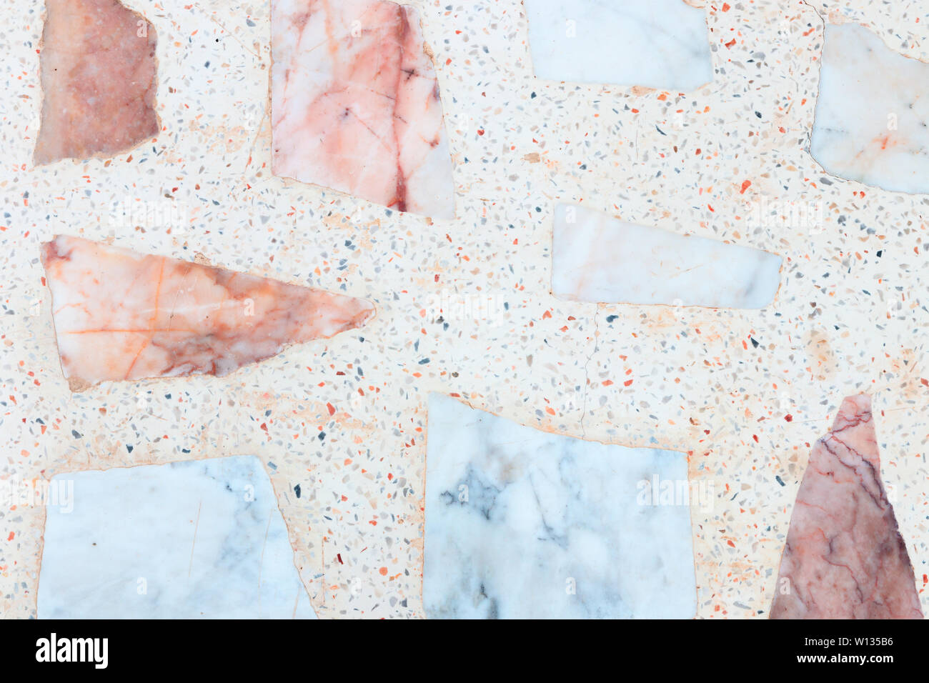 terrazzo flooring or polished stone pattern wall and color surface ...