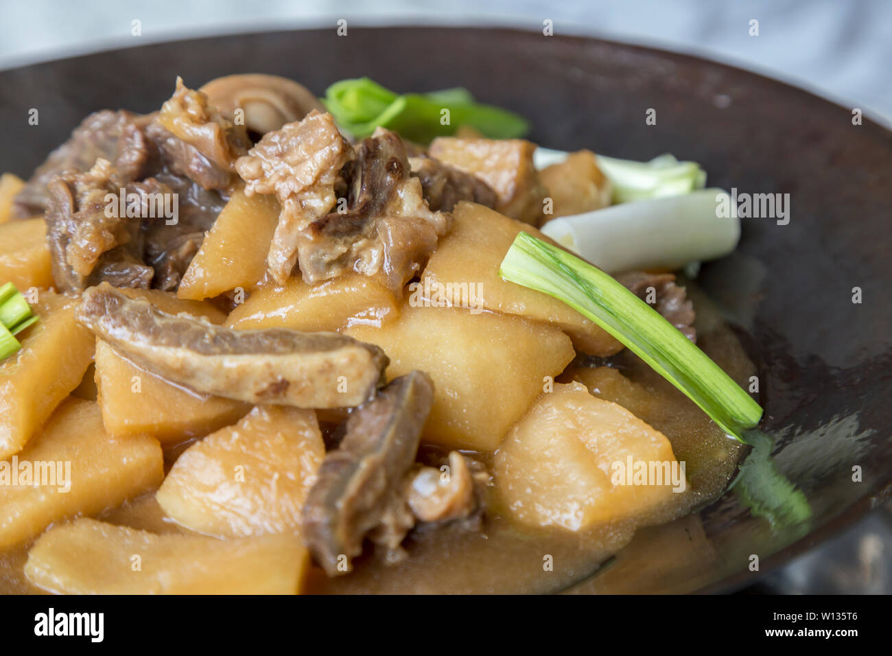 Chinese cuisine beef tendons Stock Photo - Alamy