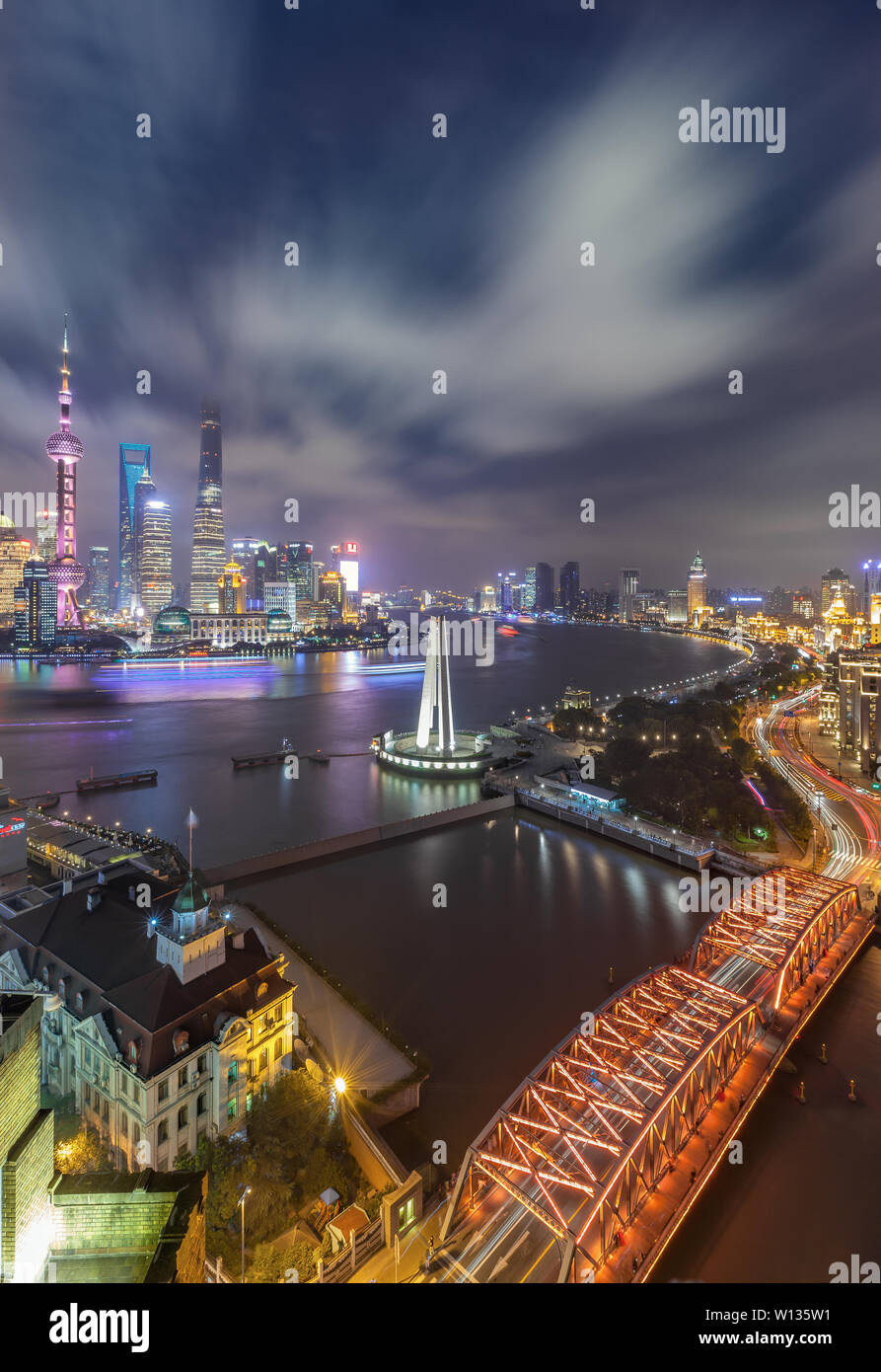 Shanghai City Architecture Scenery Stock Photo - Alamy
