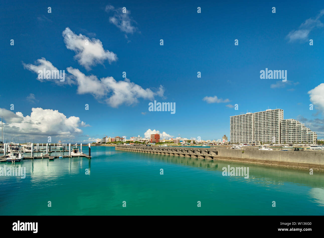 Hamakawa fishing port and fisherina district in the vicinity of the ...