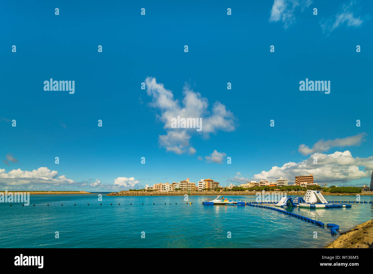 Inflatable slide for water sports, jet ski and motor boating in the ...