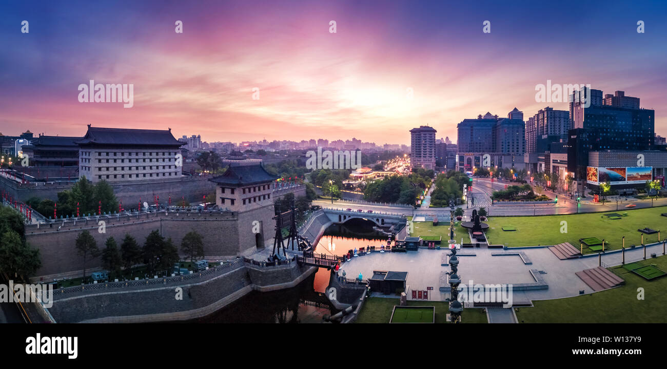 Huiying, photographed outside the Yongning Gate in Xi'an, modern ...