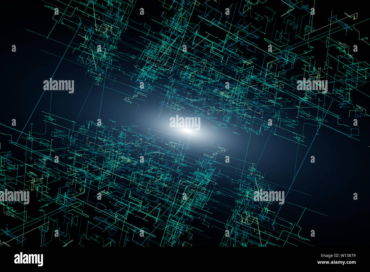 Abstract science and technology Stock Photo - Alamy