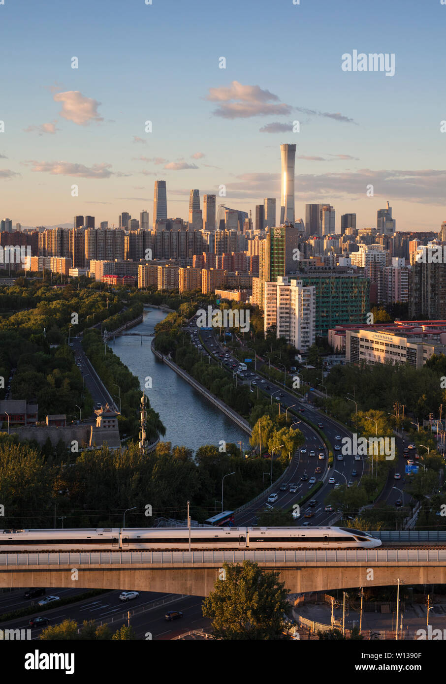 Beijing City Scenery Stock Photo - Alamy