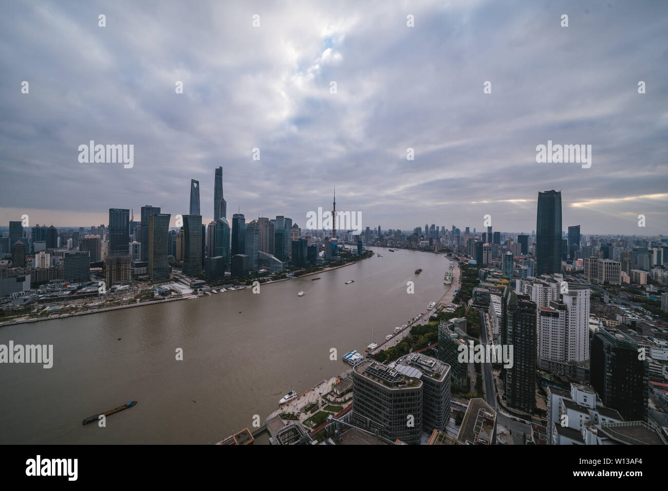 Shanghai Pudong City Scenery Stock Photo - Alamy