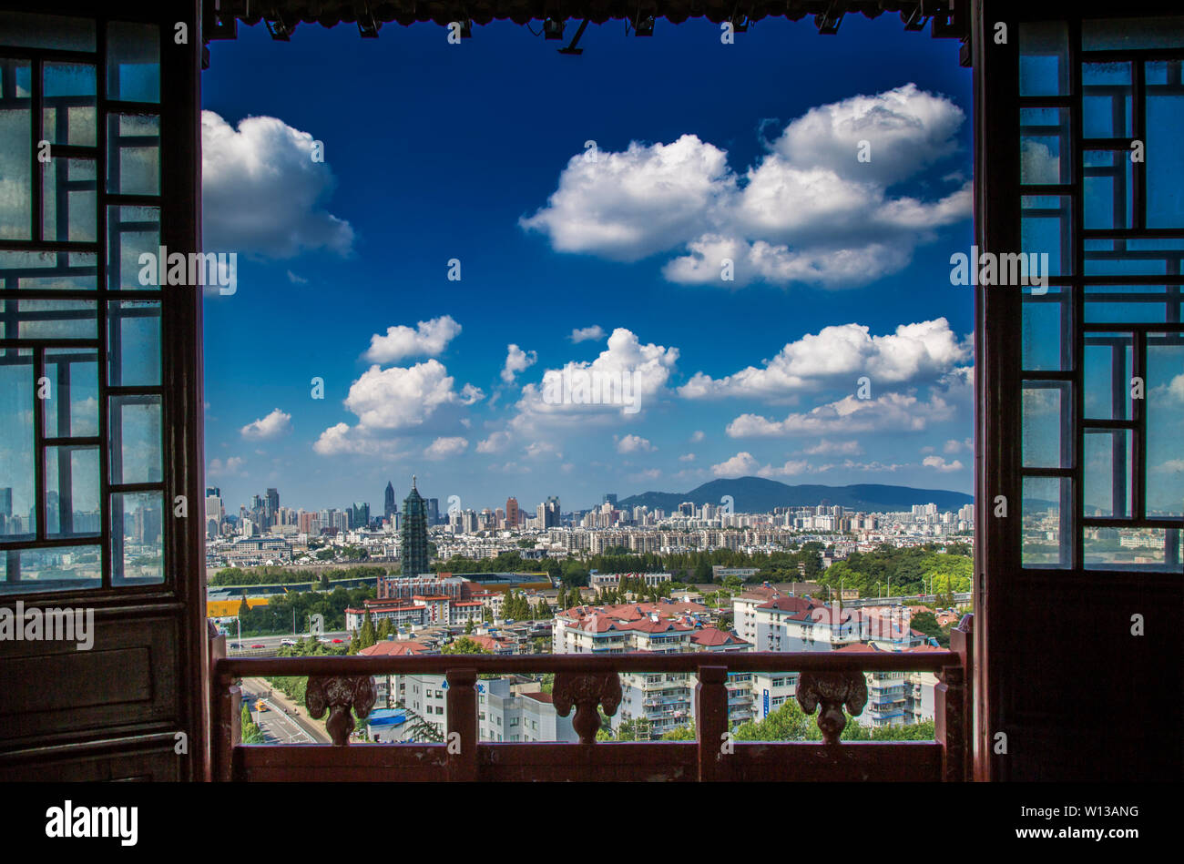 Out the window Stock Photo - Alamy