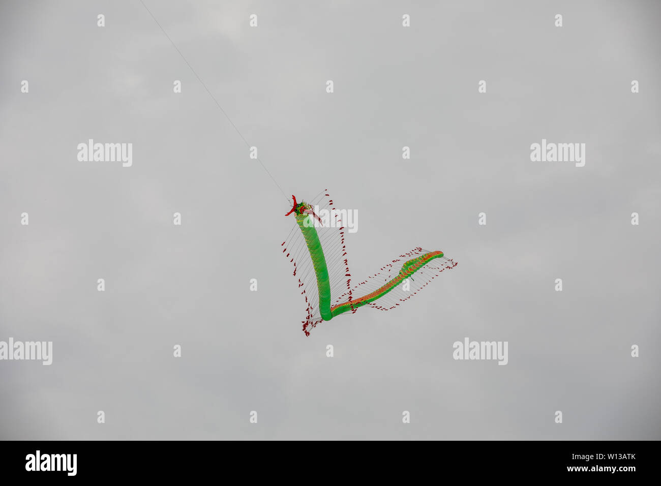 Colorful Chinese dragon kite Stock Photo - Alamy