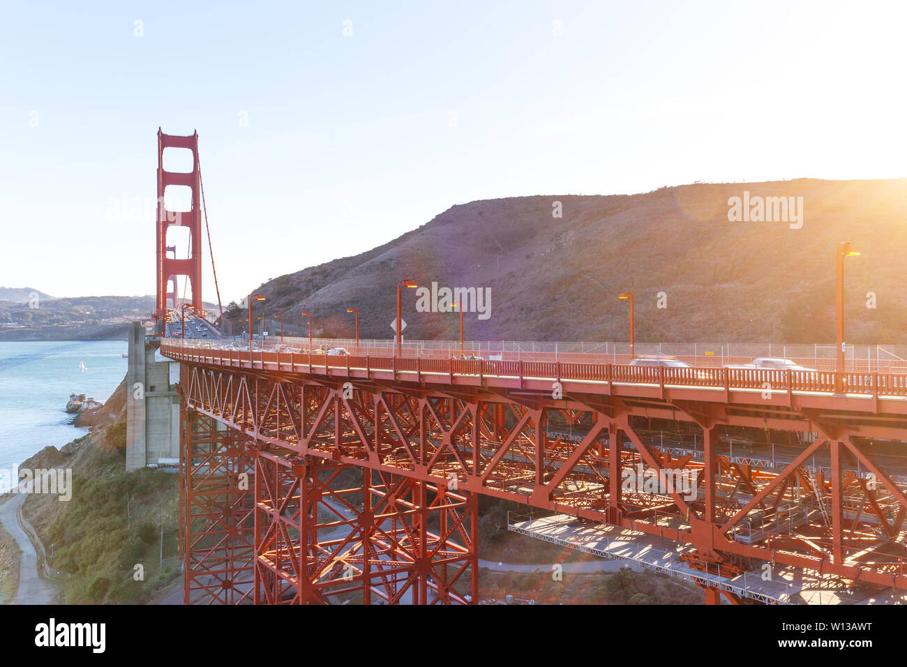 Gold gate bridge structure hi-res stock photography and images - Alamy