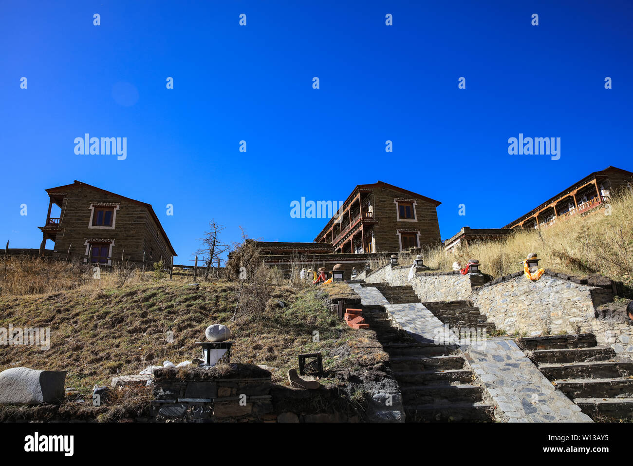 Fold mountainous plateau viewing platform Stock Photo - Alamy