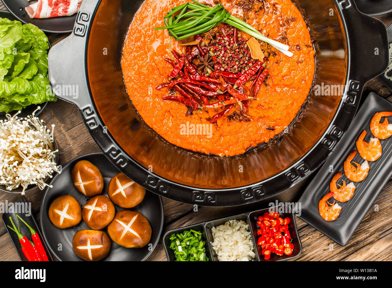 spicy hot pot Stock Photo - Alamy