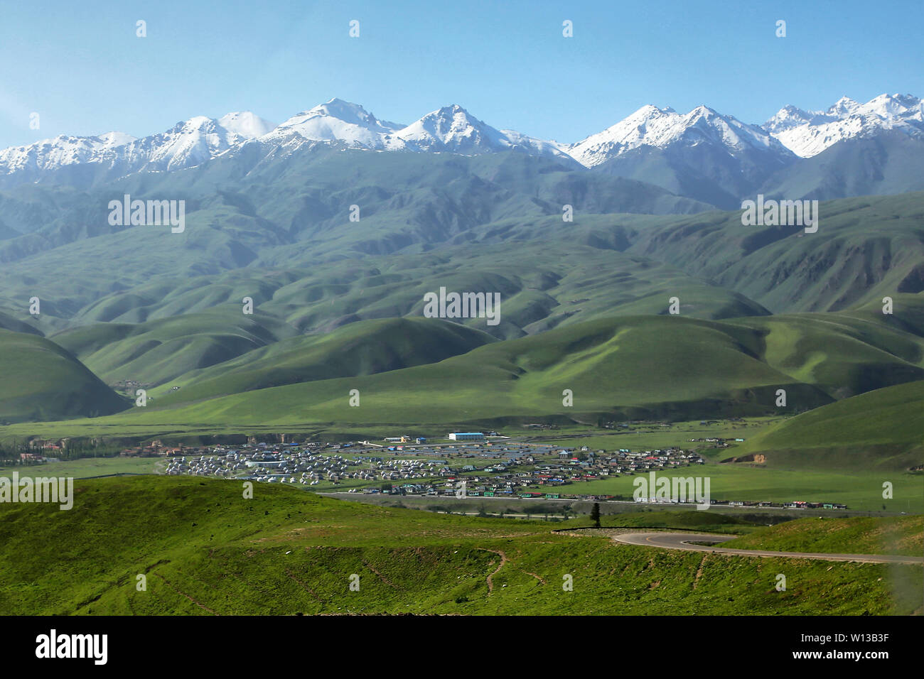 Scenery of Narati Prairie in Yili, Xinjiang Stock Photo - Alamy