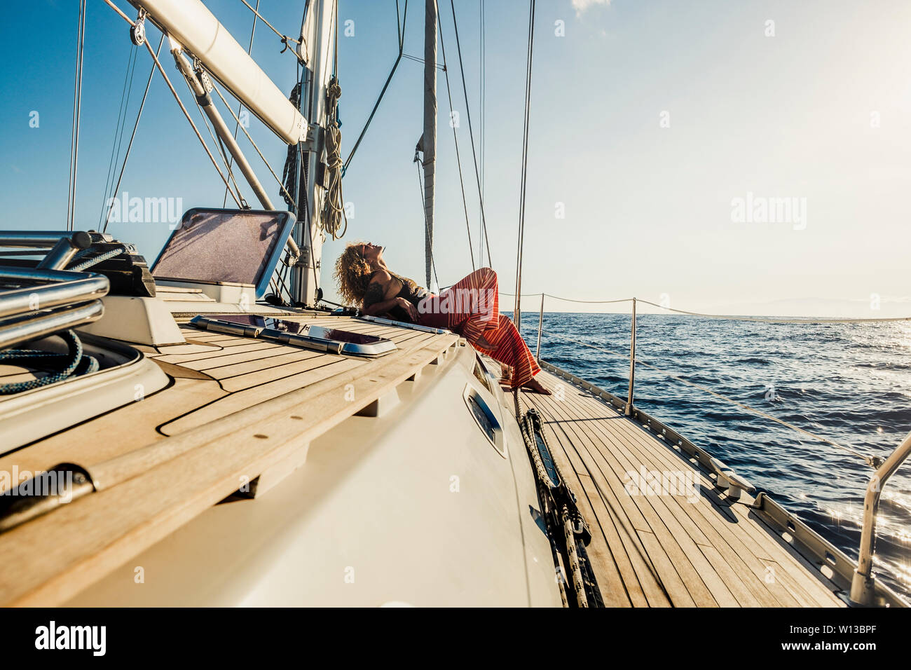 Warm filter relax concept for happy people on summer vacation - nice ...