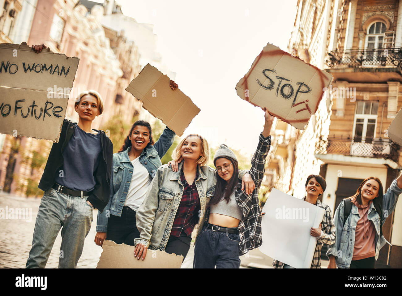 Equality slogans hi-res stock photography and images - Alamy