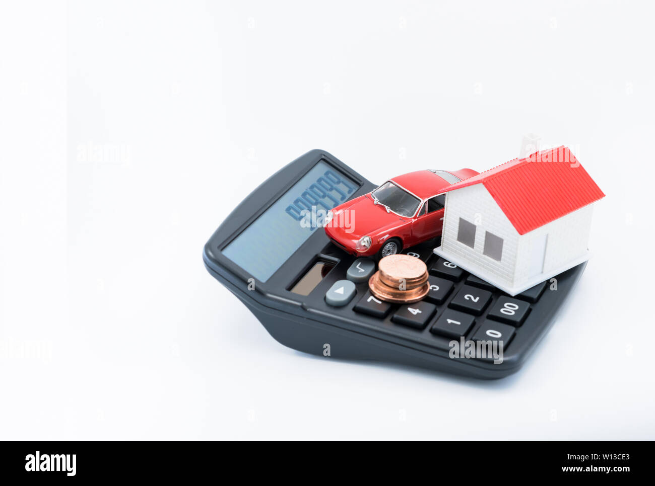 Car loan concept picture Stock Photo - Alamy