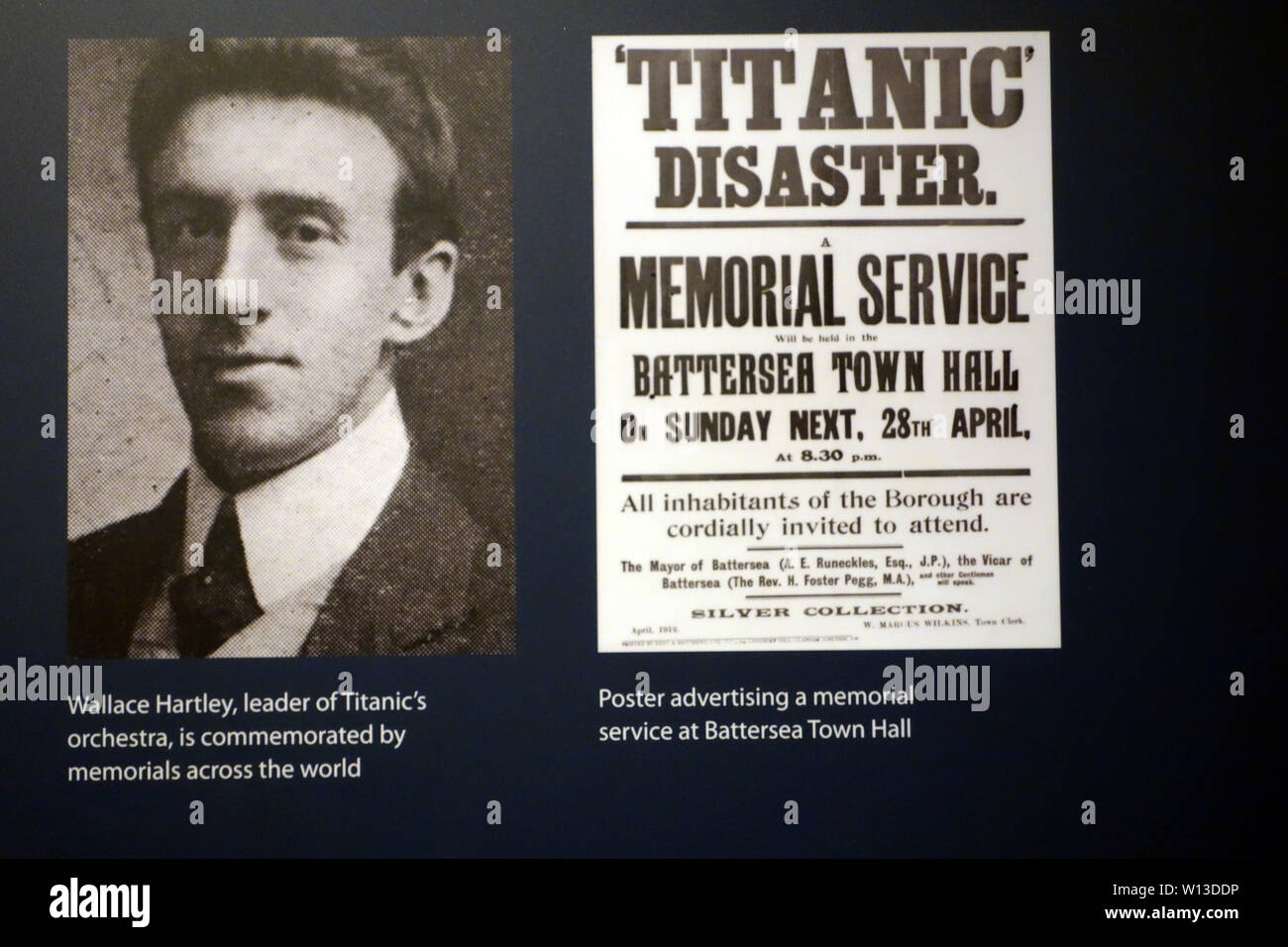 Wallace hartley titanic hi-res stock photography and images - Alamy