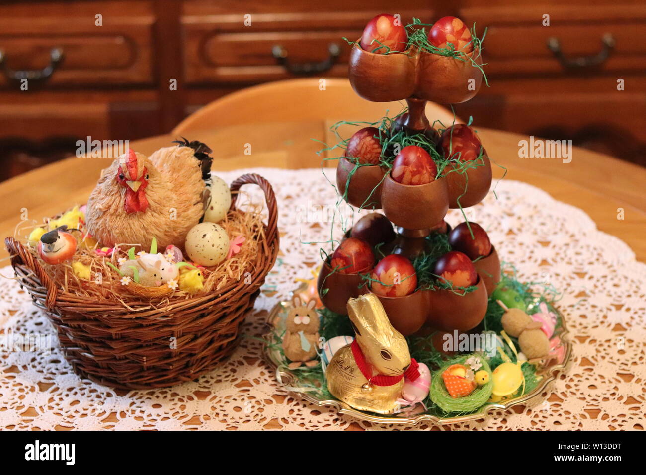 Real Easter Eggs Stock Photo - Alamy