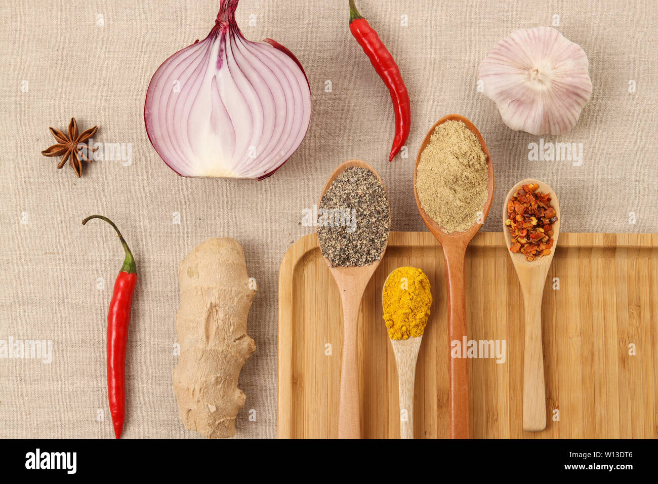 Spice combinations hi-res stock photography and images - Alamy