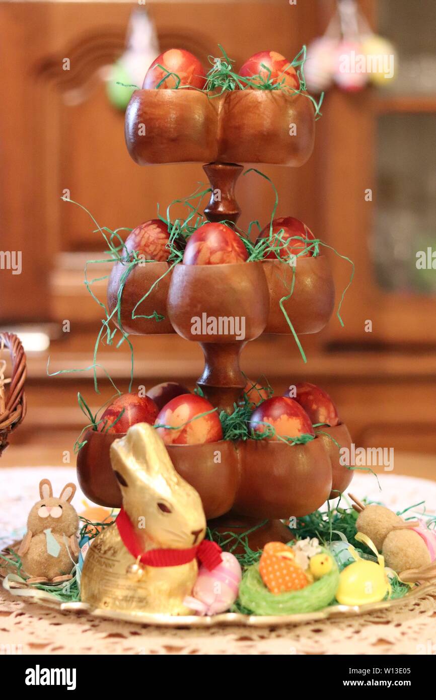 Real Easter Eggs Stock Photo - Alamy