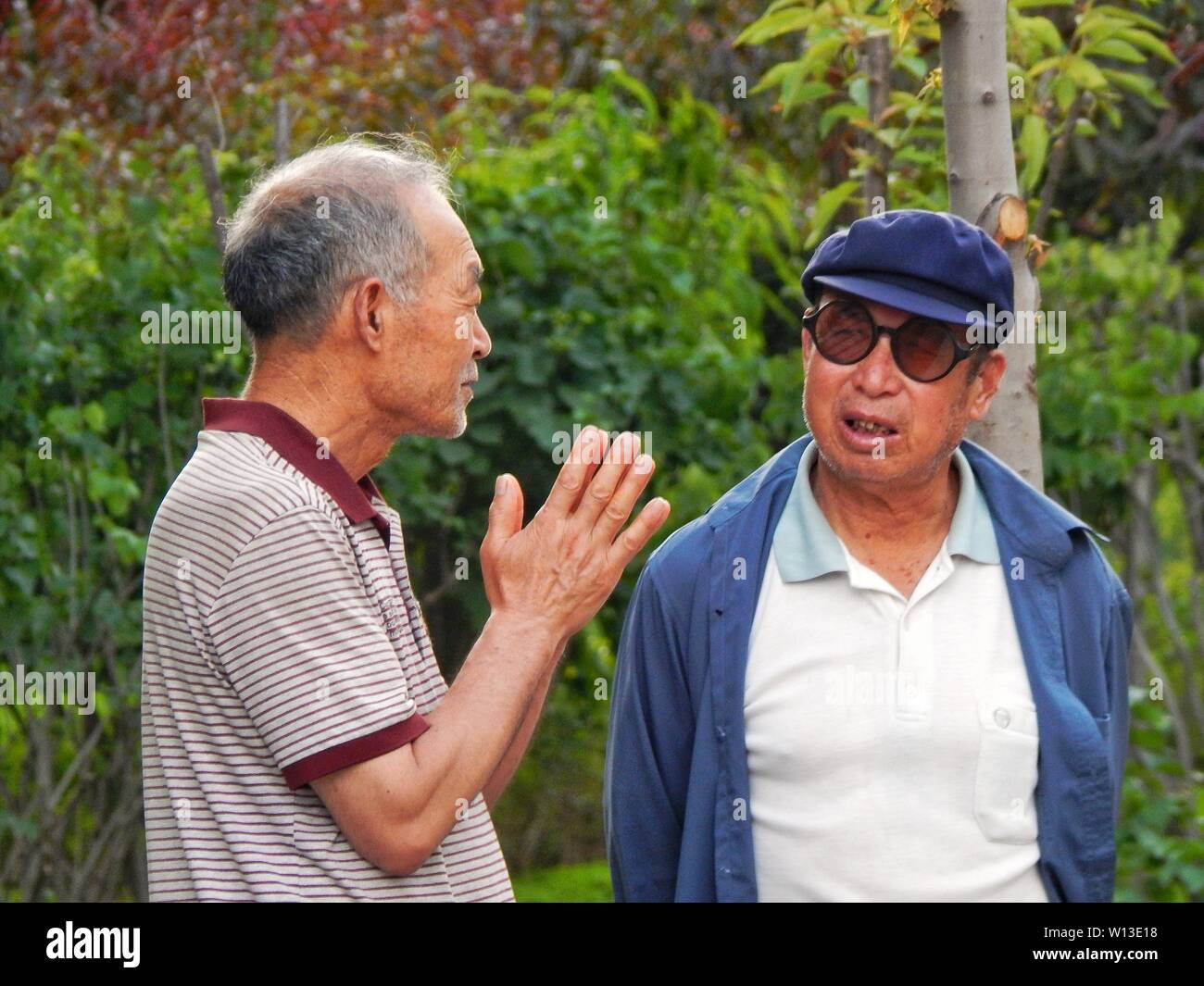 Retired old man Stock Photo - Alamy