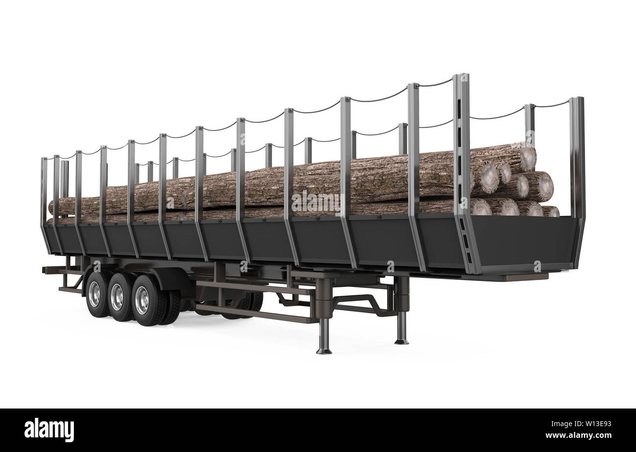 Truck trailer Cut Out Stock Images & Pictures - Alamy