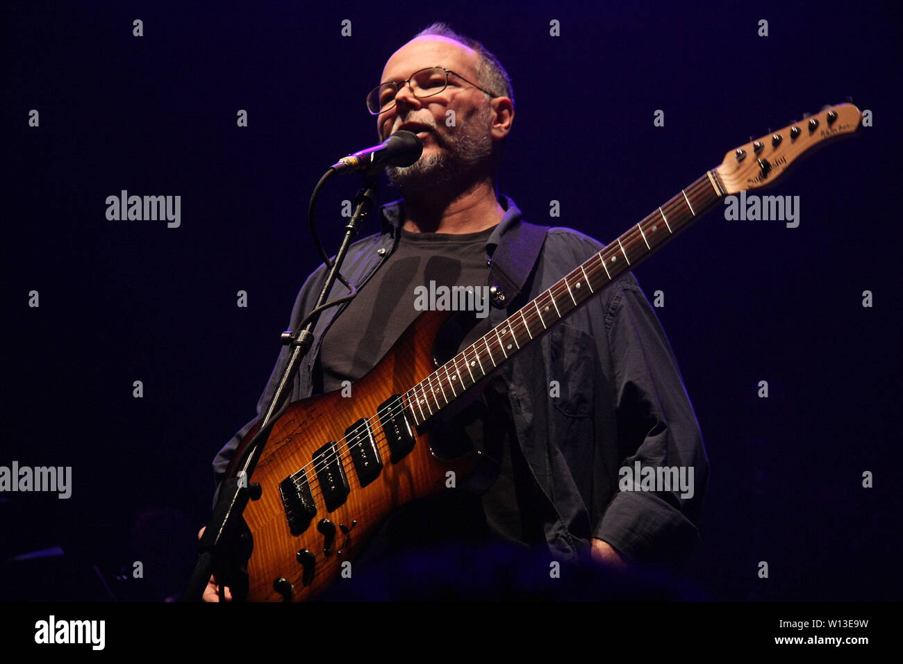 New York, USA. 20 November, 2008. Walter Becker, of Steely Dan performs ...