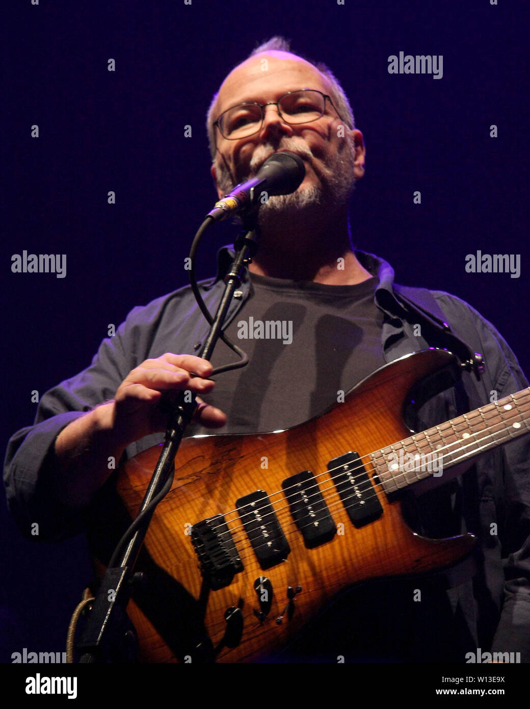 New York, USA. 20 November, 2008. Walter Becker, of Steely Dan performs ...
