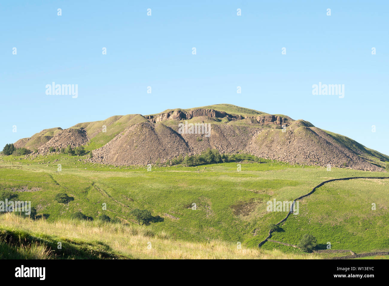 Exterior view of Crowden Great Quarry or Loftend Quarry, Derbyshire ...