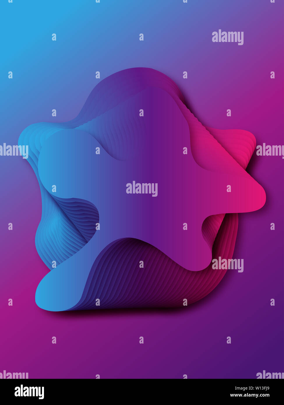 Abstract geometric graphics, poster template cover background material ...