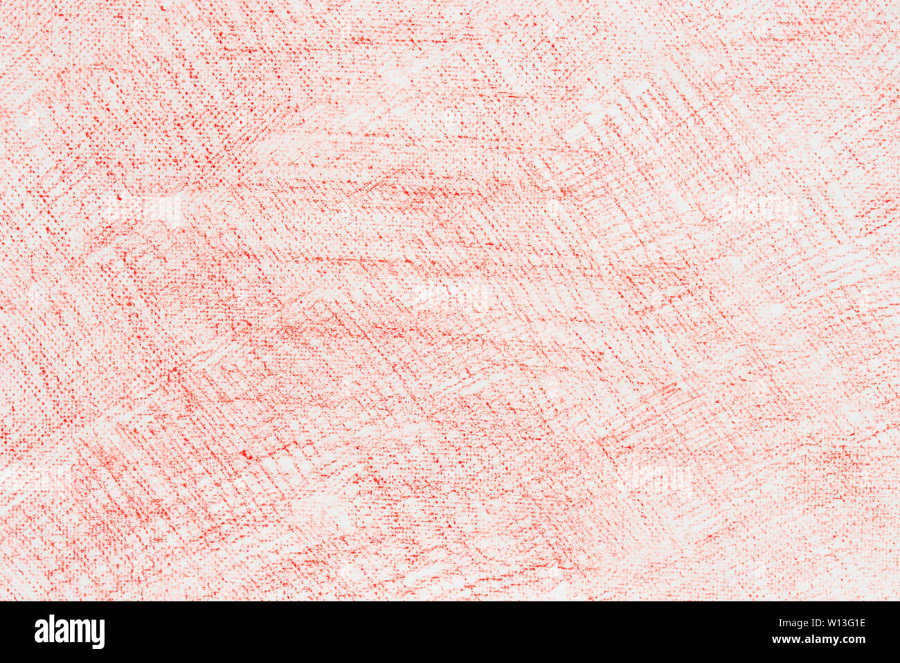 red color crayon doodles on white paper background texture Stock Photo ...