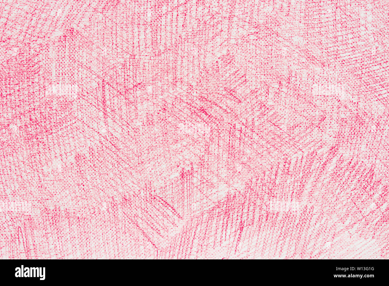 red color crayon doodles on white paper background texture Stock Photo ...