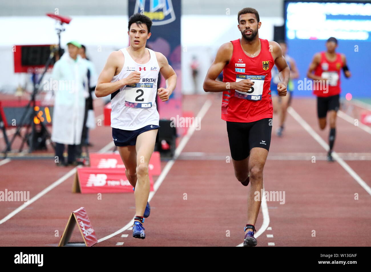 Tokyo, Japan. 29th June, 2019. (L-R) Joseph "Joe" Choong (GBR), Marvin ...