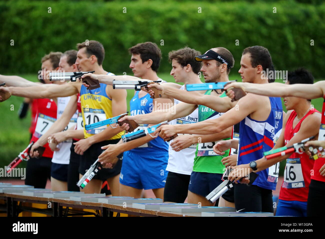 Tokyo, Japan. 29th June, 2019. General view Modern Pentathlon : UIPM ...