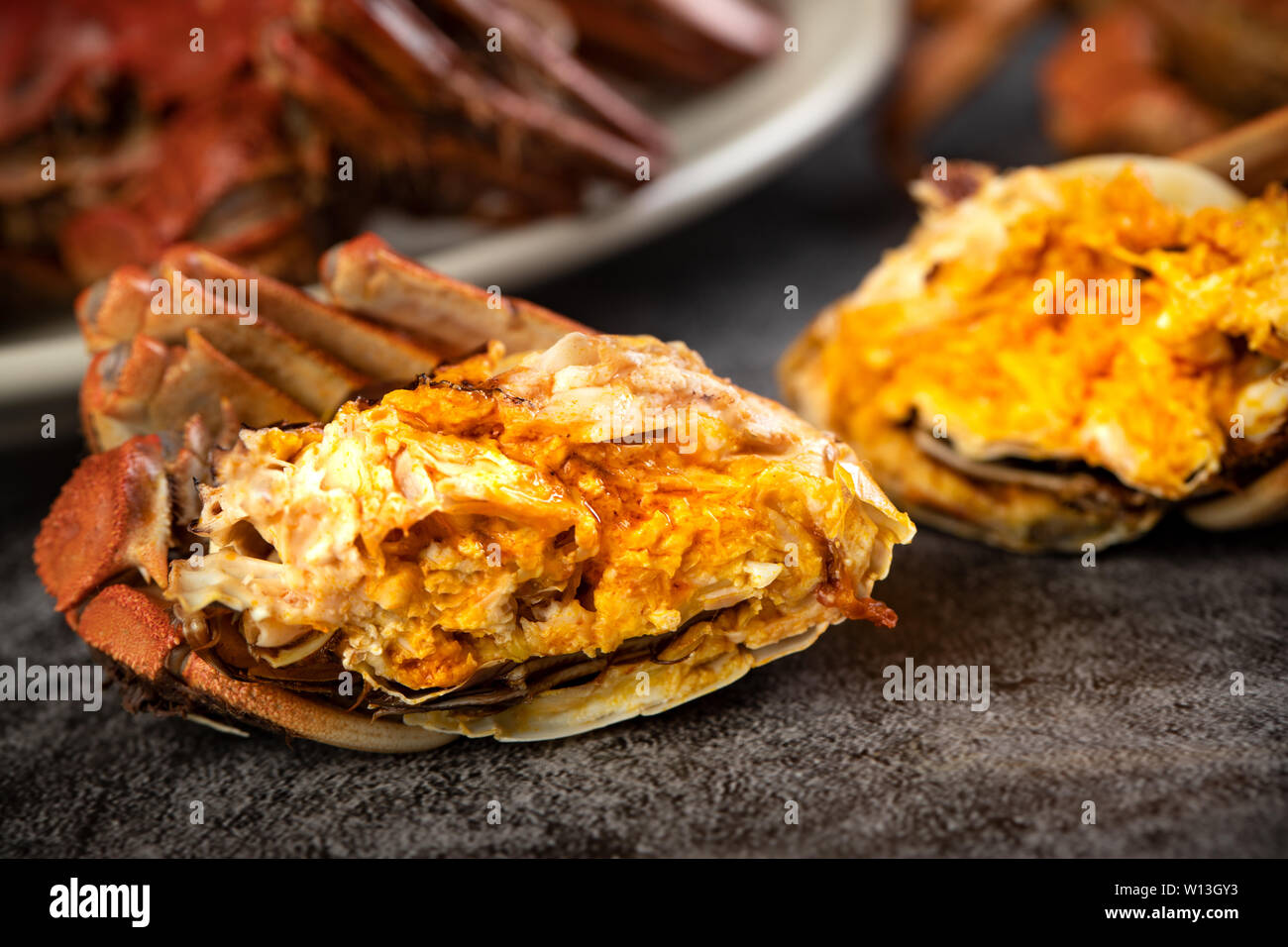 hairy crab crabs Stock Photo - Alamy