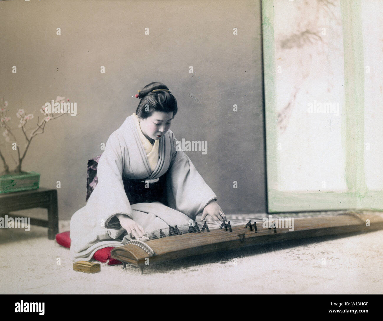Playing koto hi-res stock photography and images - Alamy