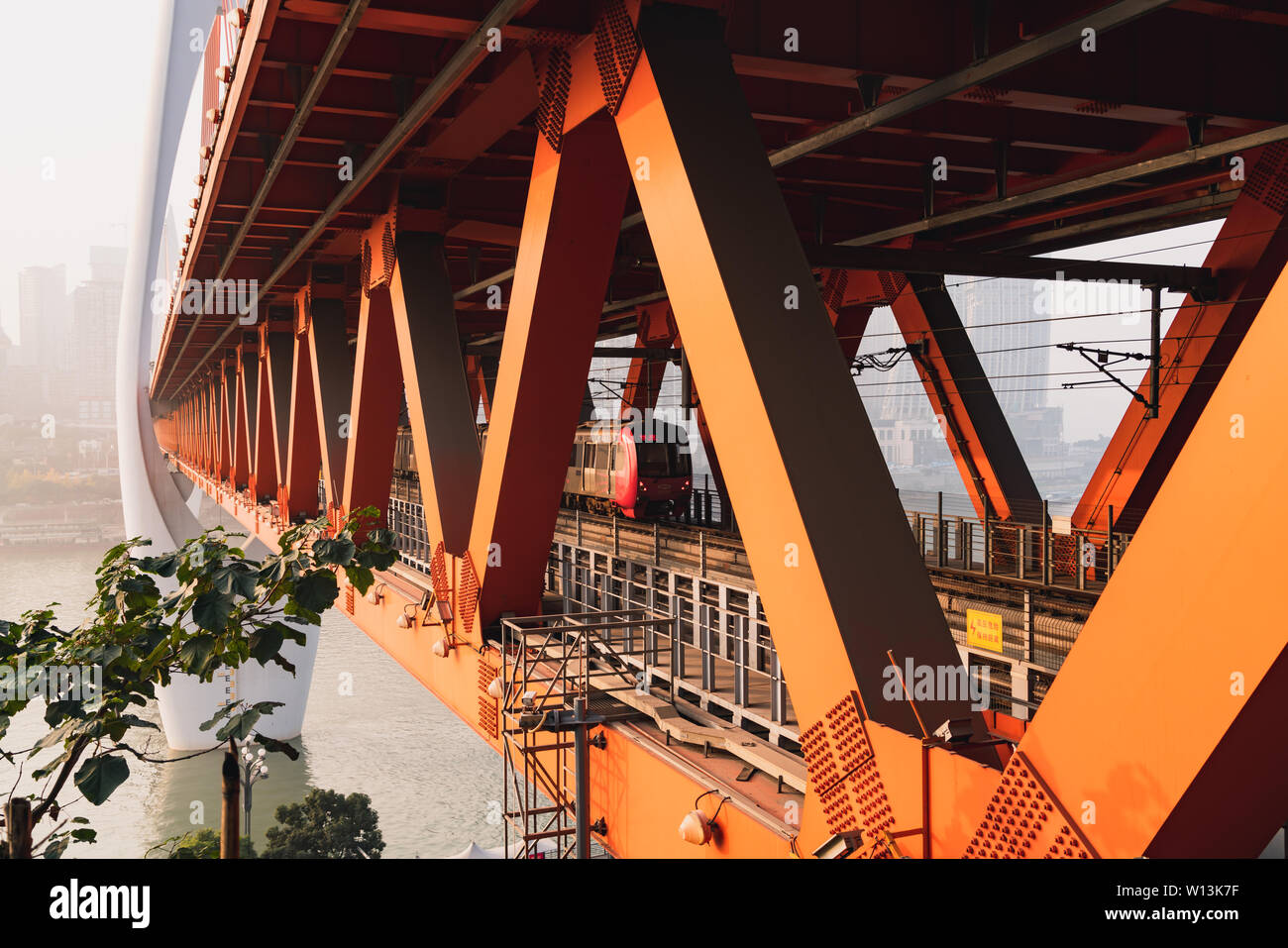 East Shui Mun Bridge MTR Stock Photo - Alamy